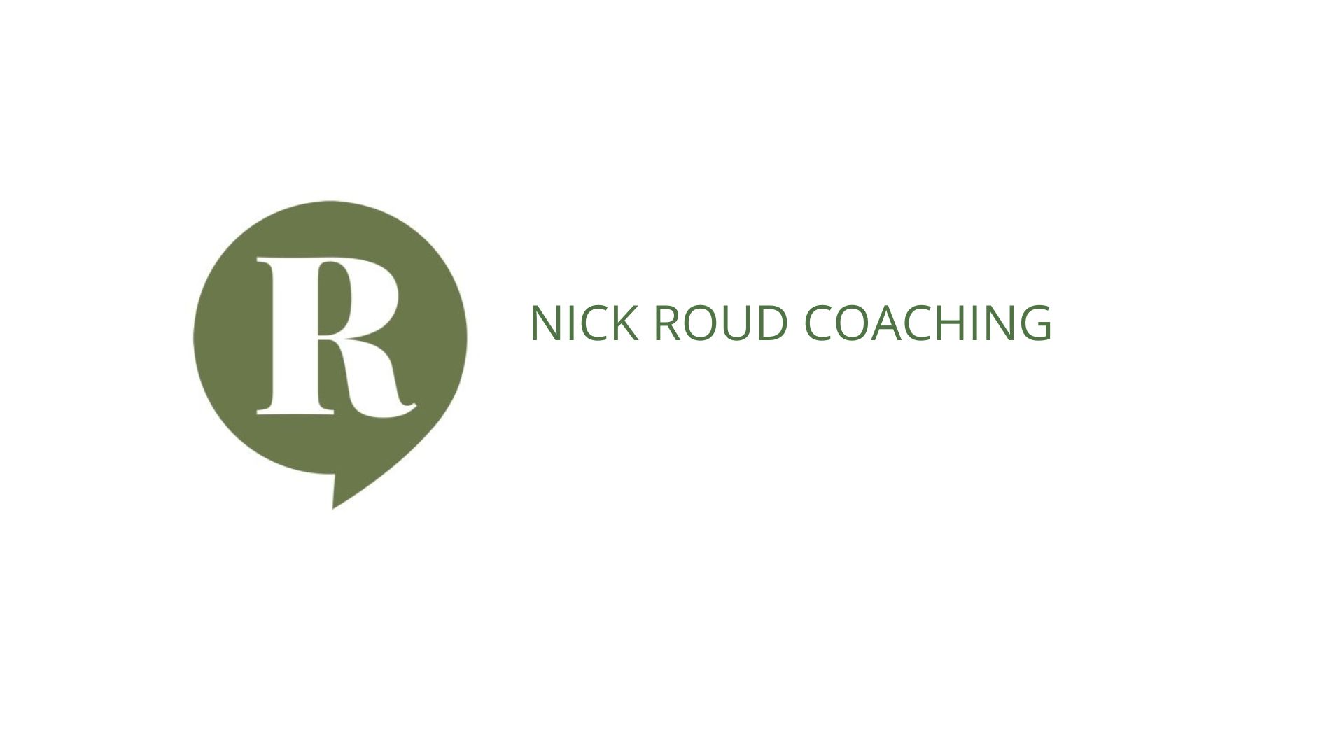 Executive Leadership Coaching | Career Coaching - Nick Roud Coaching ...